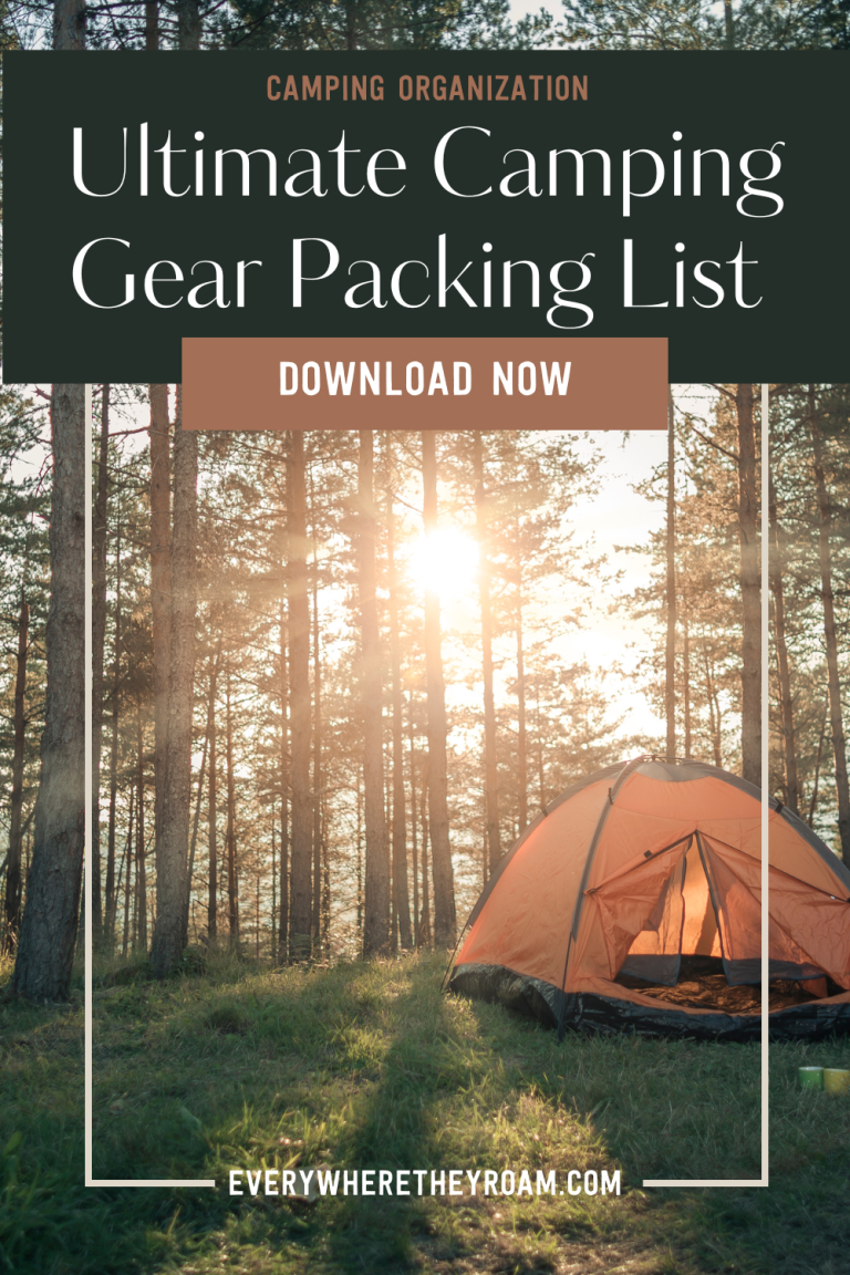 Ultimate Camping Packing List for Families | Everywhere They Roam